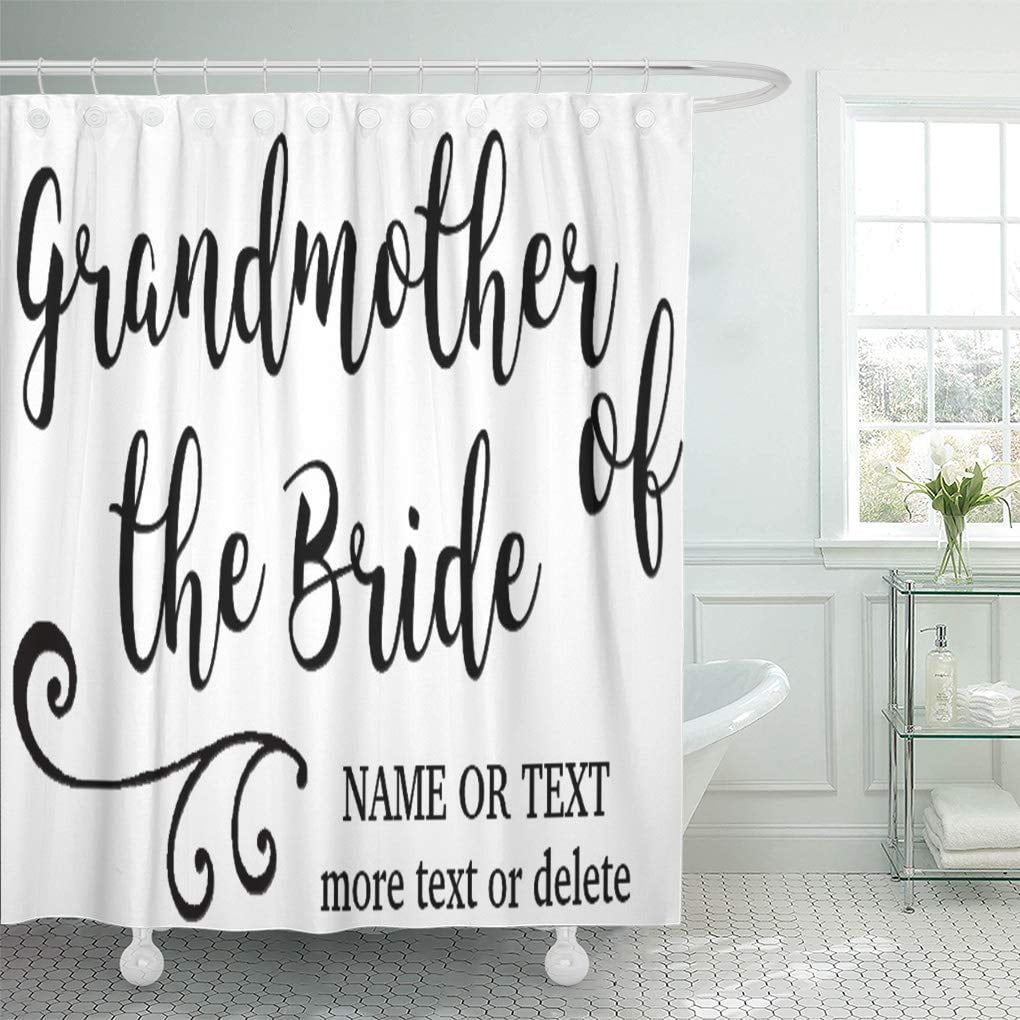 Libin Wedding Grandmother of The Bride Modern Script Bridal Party ...