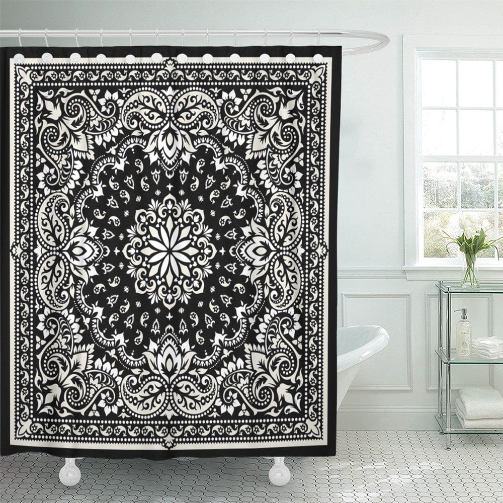 Libin Western Paisley Bandana Silk Neck Scarf Kerchief Pattern Design Style for Floral Shower ...