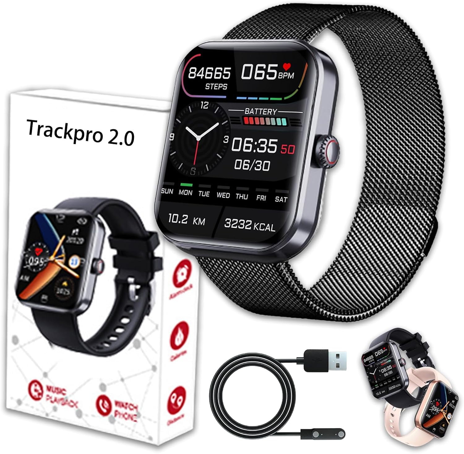 Libiyi Outfany TrackPro 2.0, Libiyi Trackpro 2.0 Body Monitor Watch ...