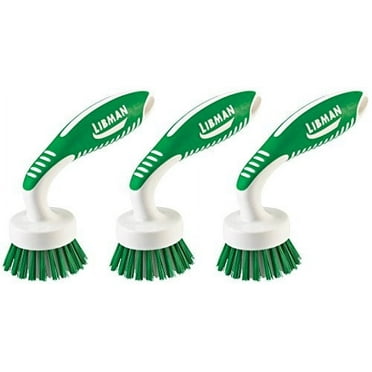 Libman High Power Long Handle Stainless Steel Scrub Brush - Walmart.com