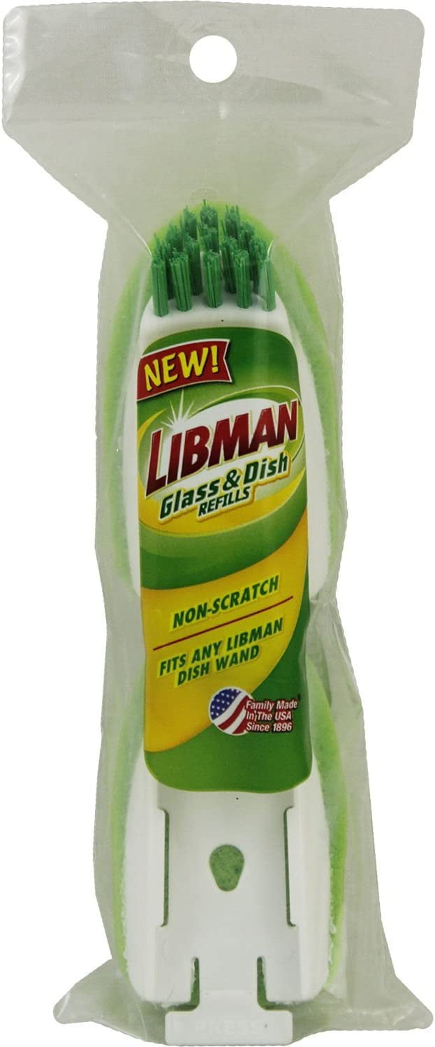 Libman 1133 Kitchen Sponge Replacement, 3.45 in. Glass & Dish Cleaning ...
