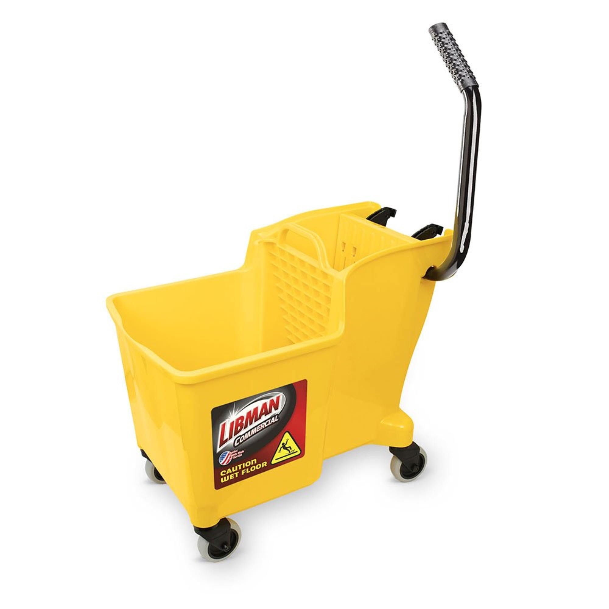 Libman 32 Quart One Piece Bucket & Wringer Yellow #1095 - Walmart.com