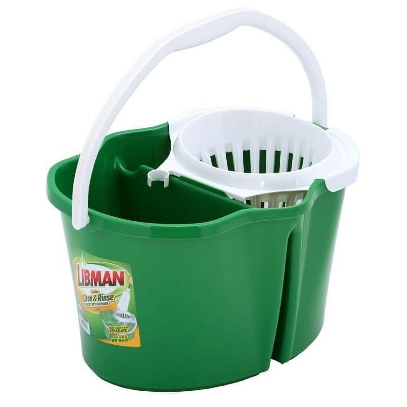 Libman 4 gal Clean & Rinse Bucket with Wringer - Walmart.com