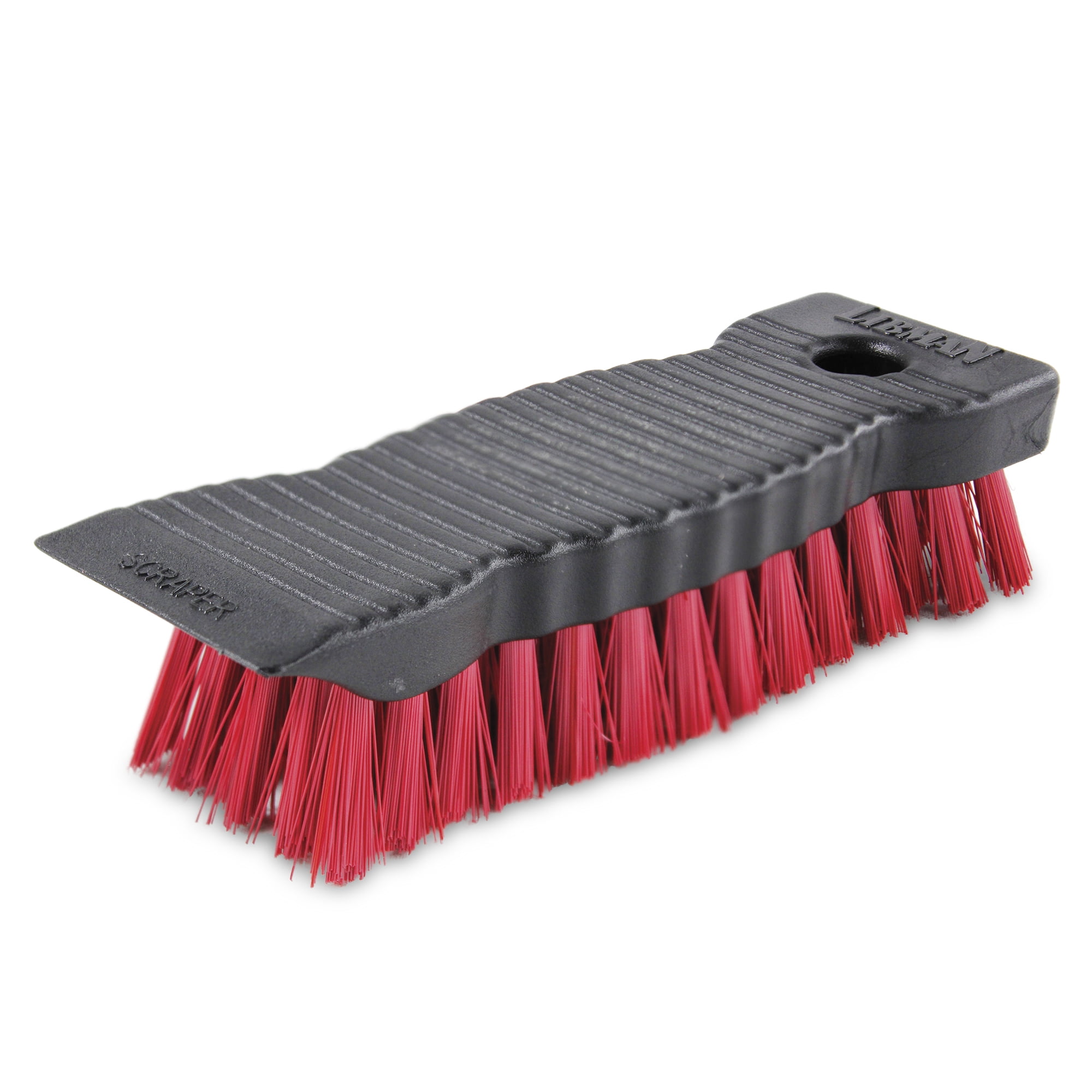 Libman 7" Scrub Brush Red Black Polypropylene #510 - Walmart.com