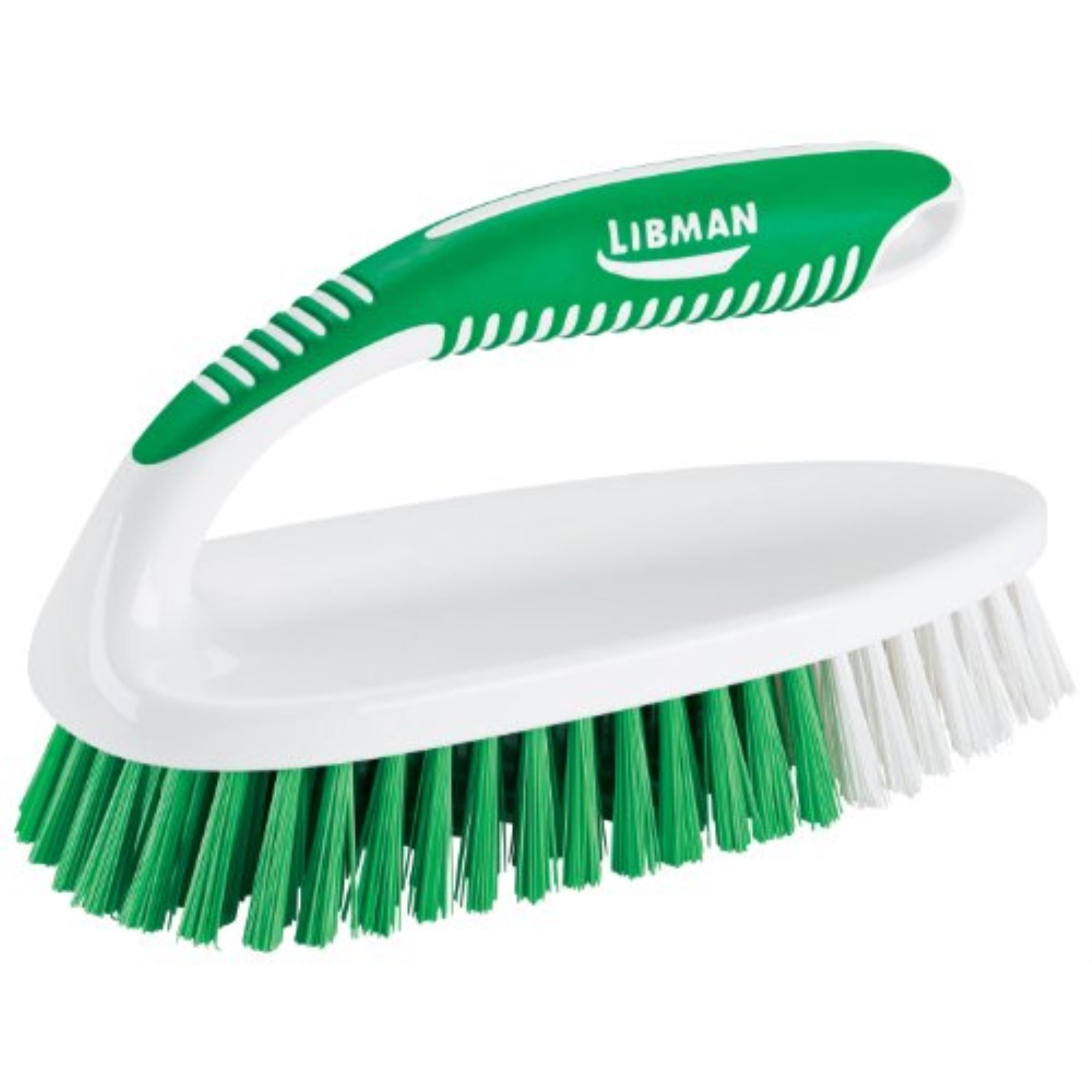 Libman Big Scrub Brush 8" Polypropylene Handle Scrub Brush - Walmart.com