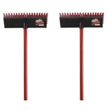 Libman Floor Deck Scrub Brush and Handle 2-Pack, Durable, Sturdy, 10.50 ...