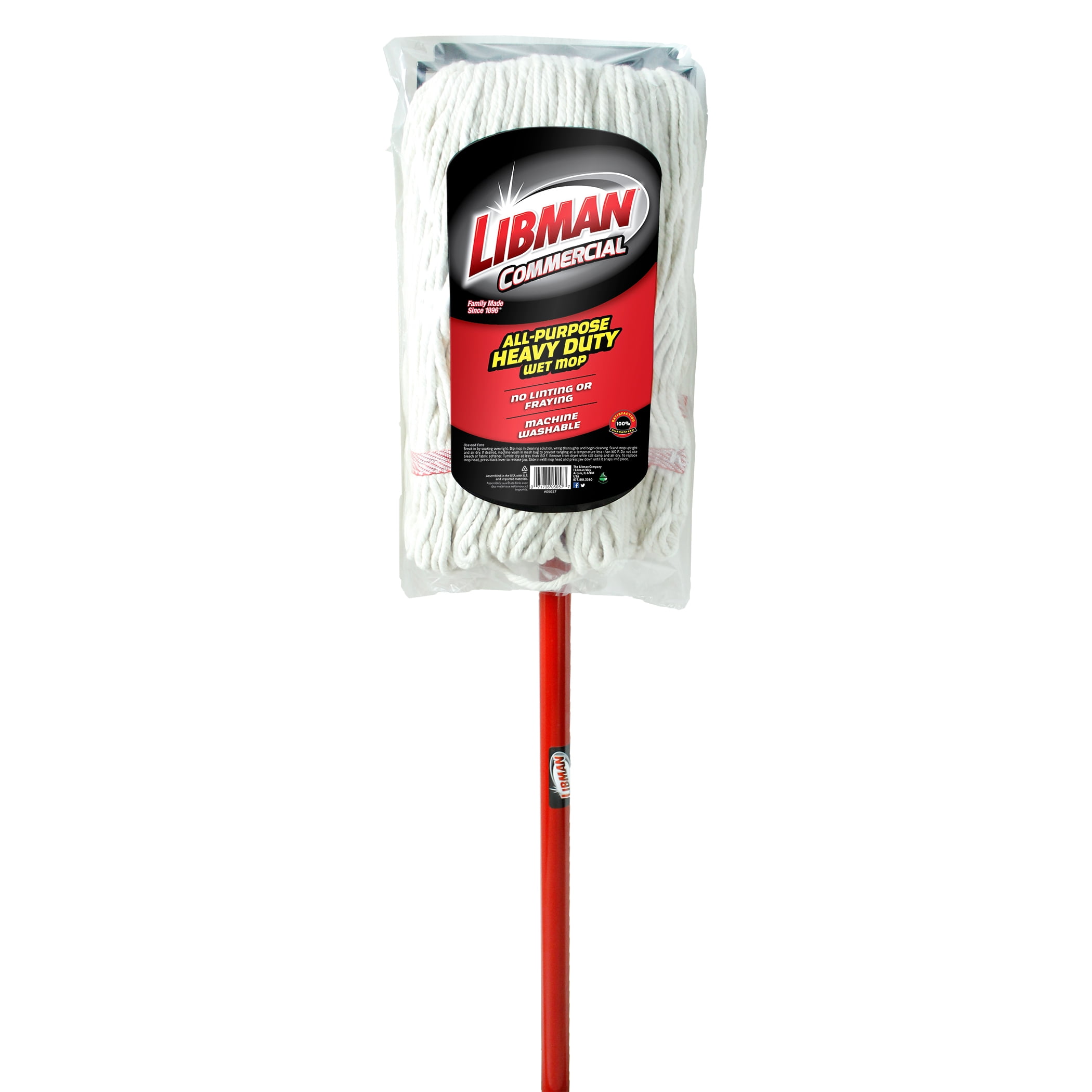 Libman Commercial All Purpose Cotton Blend Wet Mop - Walmart.com