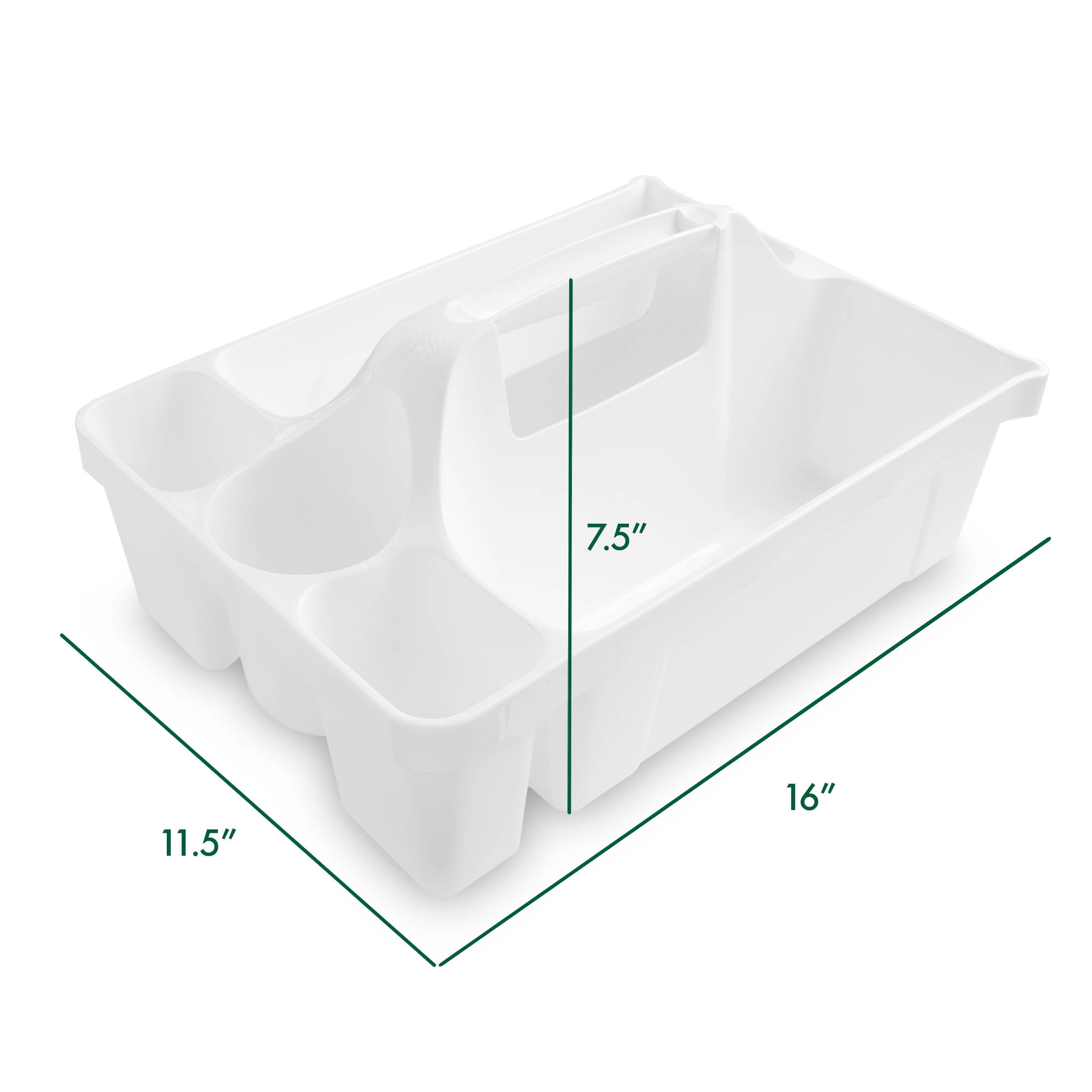 Libman Household Deluxe Maid Storage Holder Caddy, White - Walmart.com