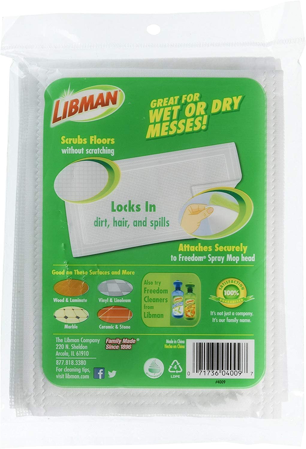 Libman Disposable Cleaning Pad - Walmart.com