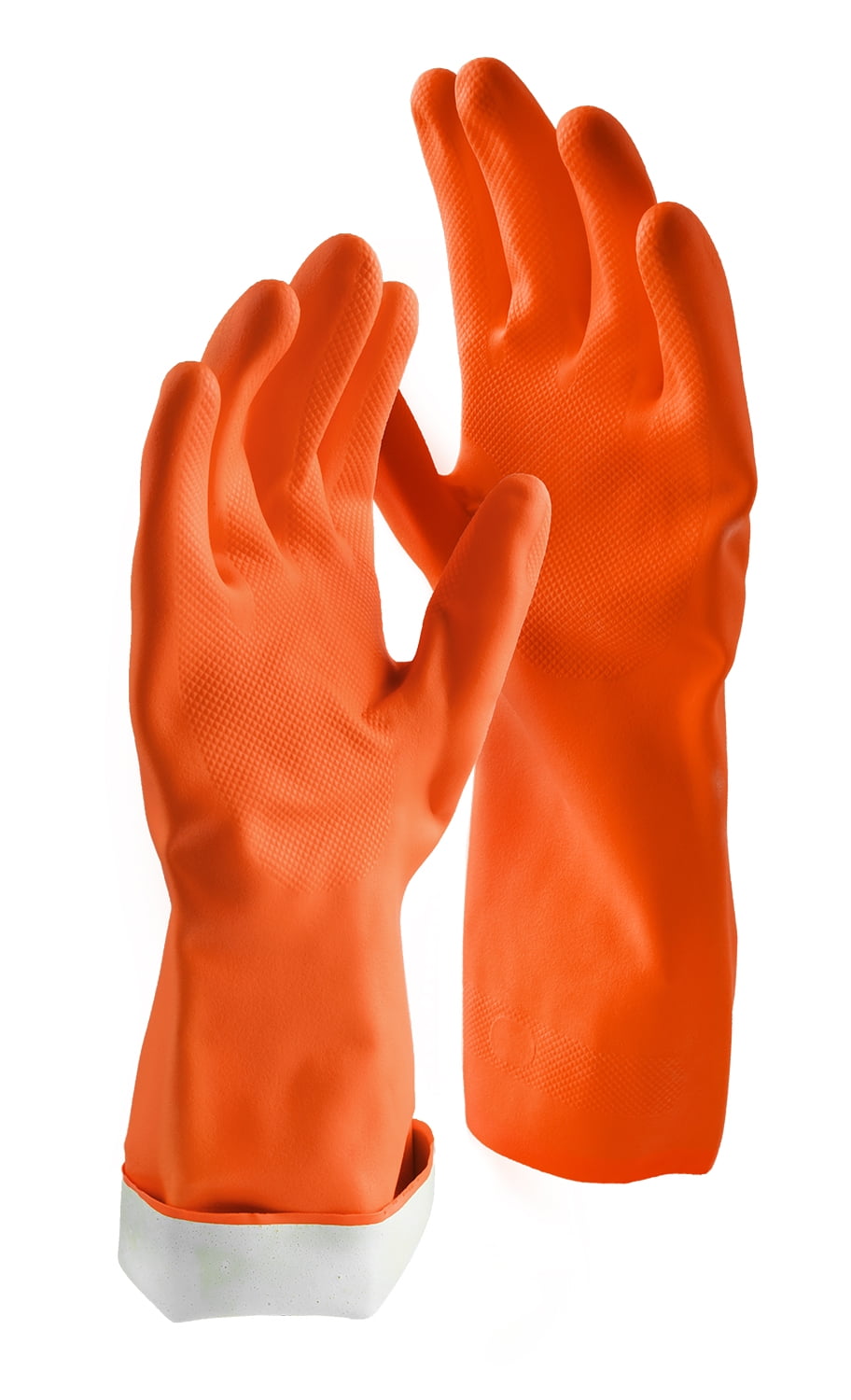 Libman Premium Latex Cleaning Gloves, Orange - Medium - Walmart.com