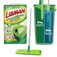 Libman Rinse 'n Wring Microfiber Mop System with Heavy Duty Wringer and ...