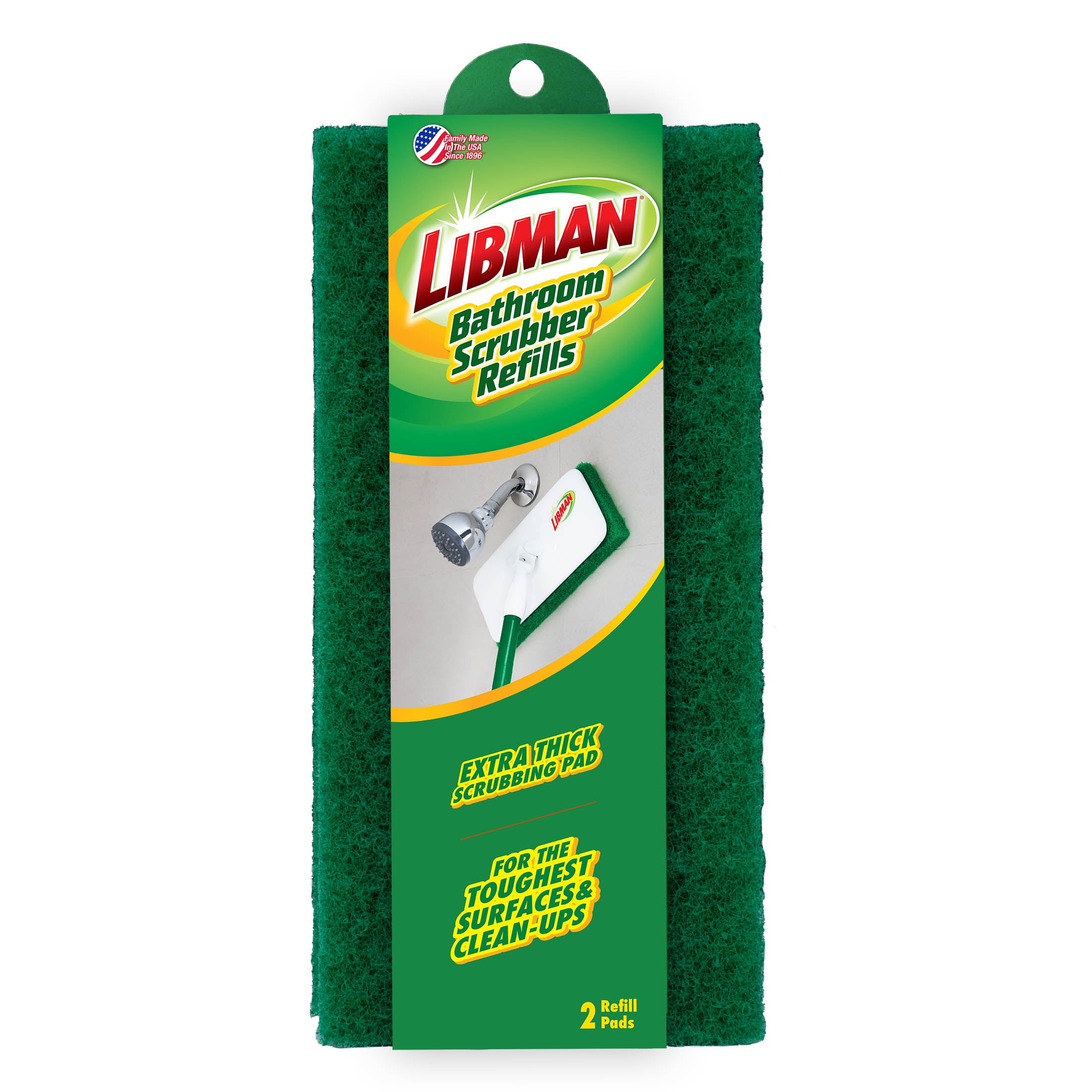 Libman Green Wall Floor Scrubber Replacement Pads - Walmart.com