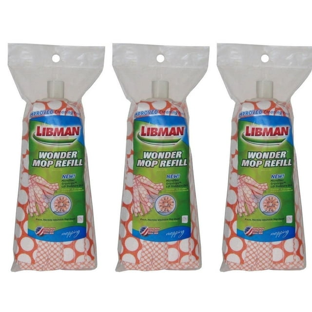 Libman Wonder Mop Refill (Pack of 3) - Walmart.com