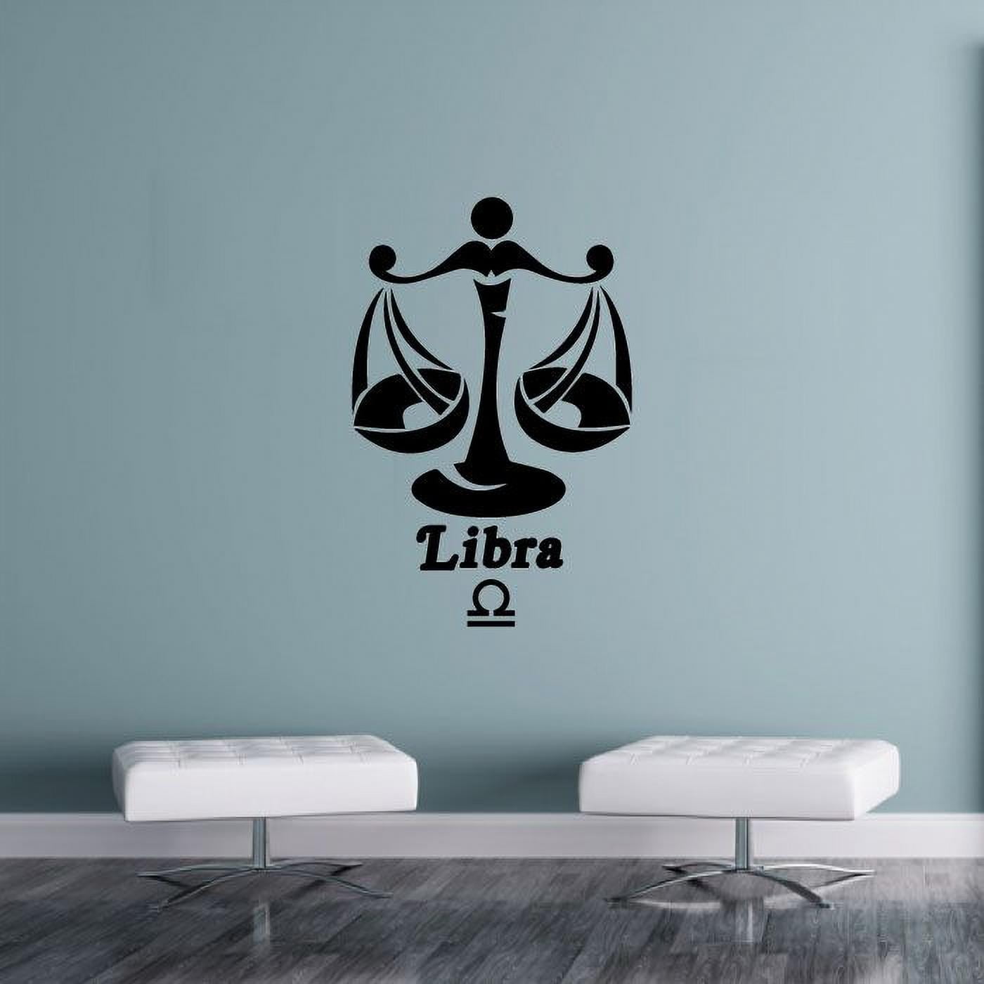 Libra Scales - Silhouette Air Sign Symbol Horoscope Astrological Chart ...