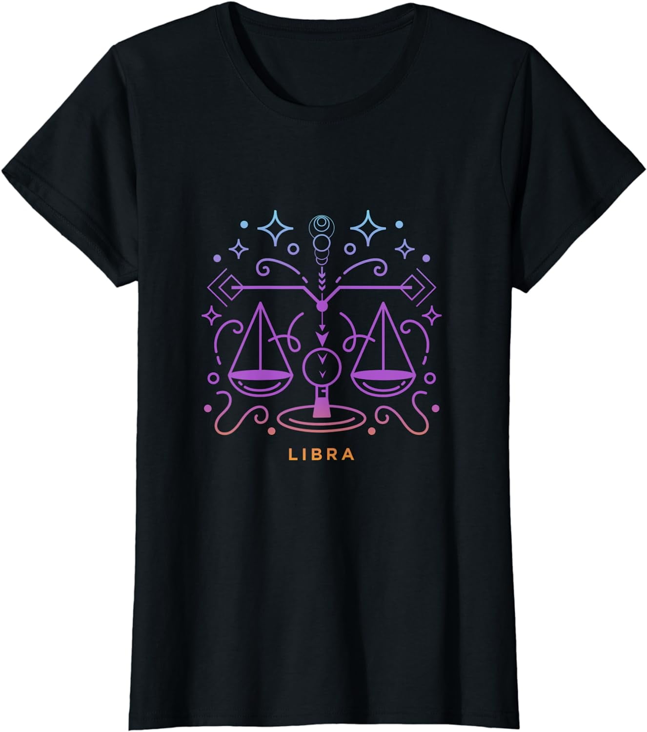 Libra Scales Zodiac Symbol Astrology T-Shirt - Walmart.com