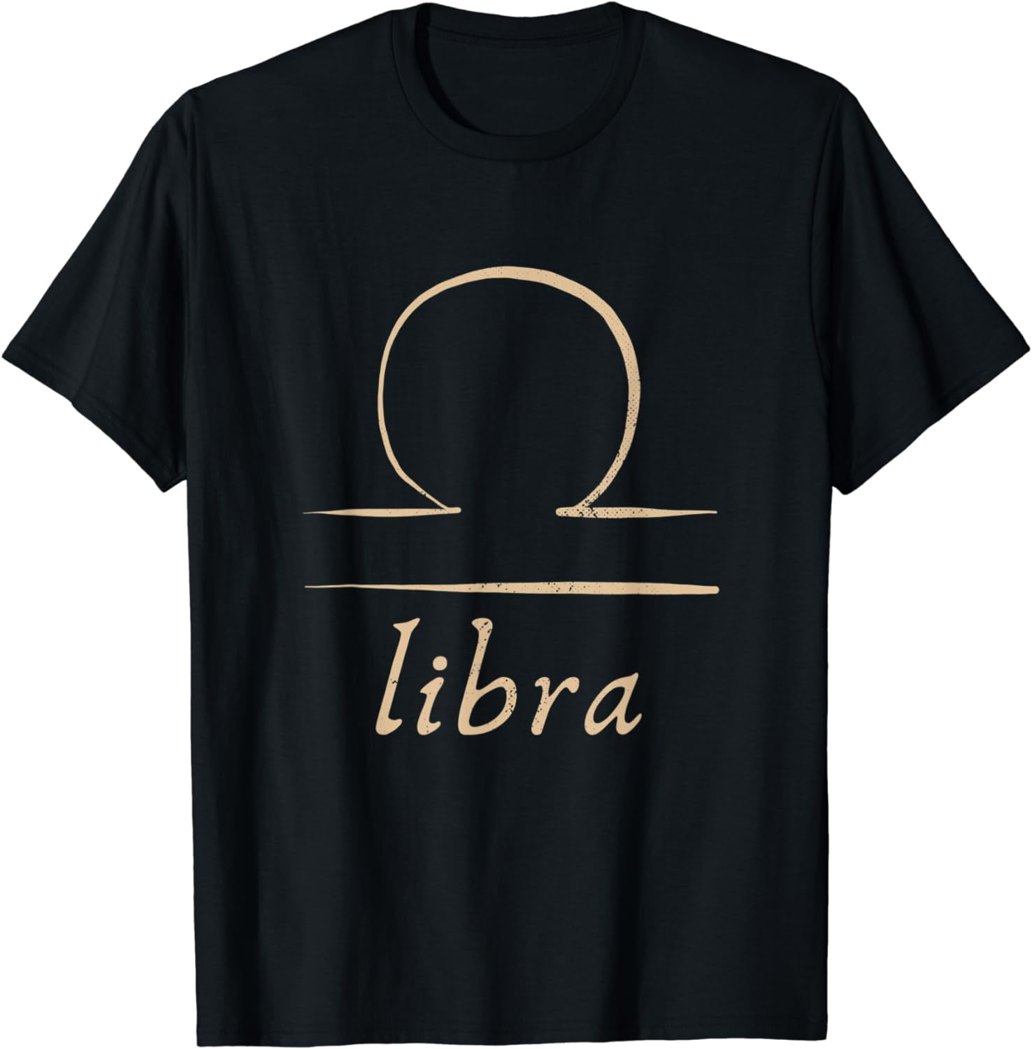 Libra Star Sign Zodiac Horoscope Minimalist Design Birthday T-Shirt ...