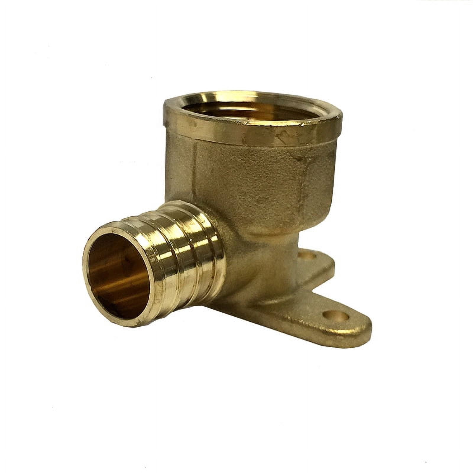 Libra Supply 1/2 inch Lead Free Pex Copper Drop Ear Elbow, Barb x FIP ...