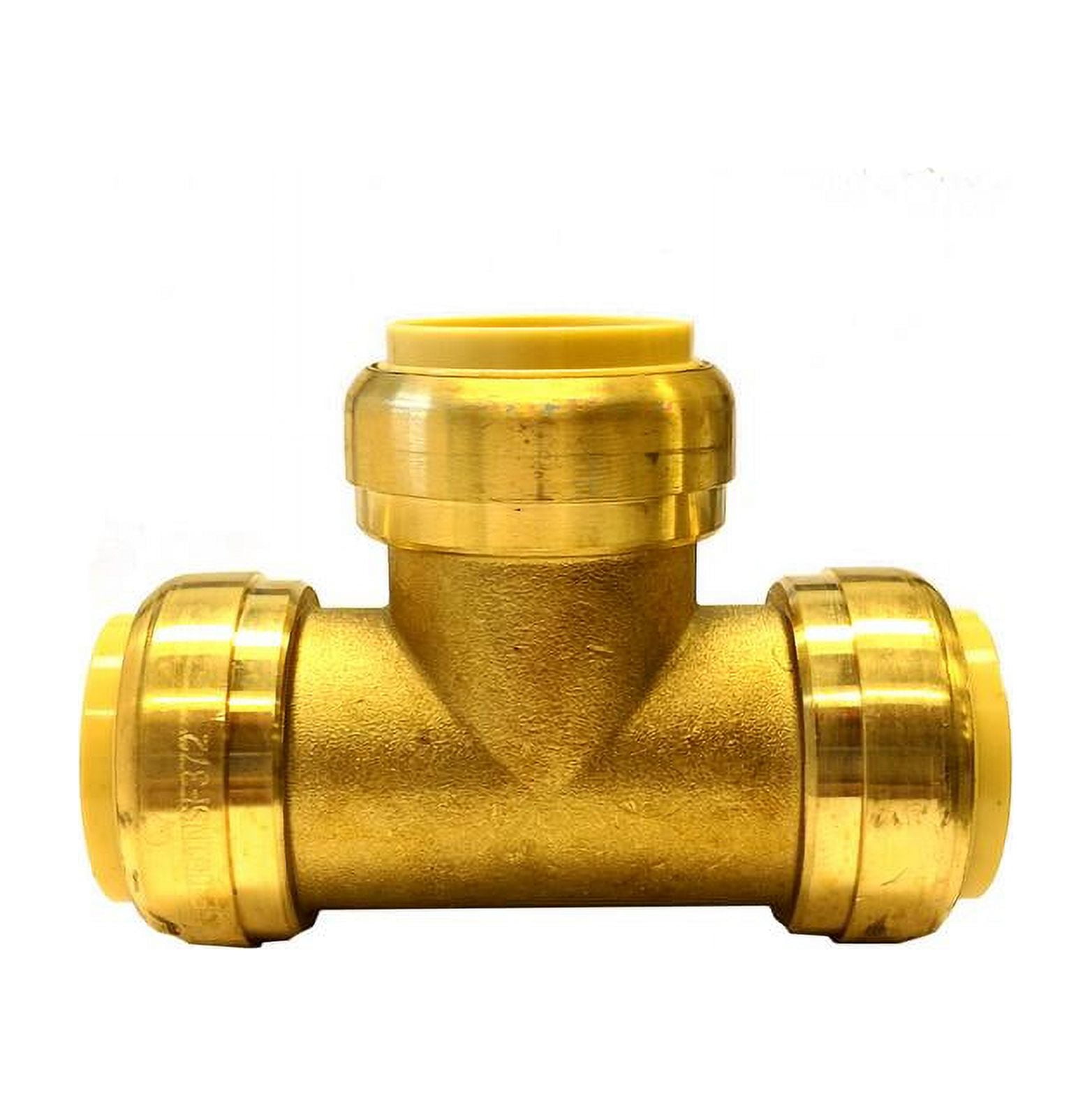 Libra Supply Lead Free 2 inch Push-Fit TEE, Push to Connect, Push x ...
