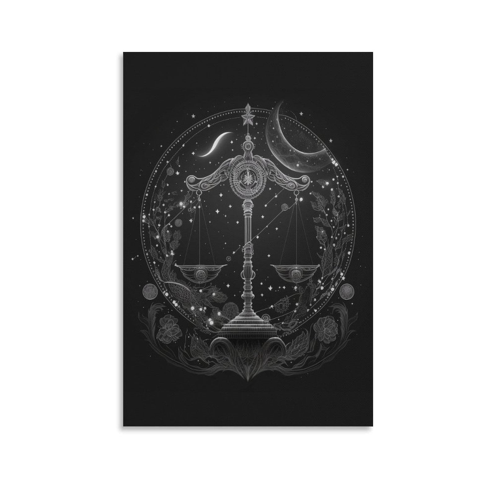 Libra Zodiac Art Poster Posters Art Print Wall Photo Paint Poster ...