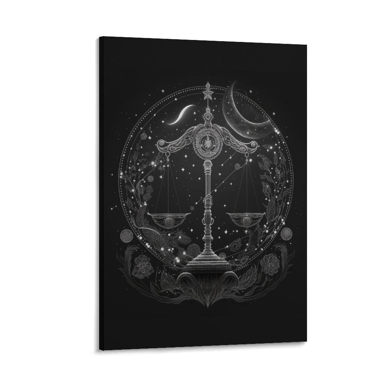 Libra Zodiac Art Poster Room Aesthetic Poster Print Art Wall Painting ...