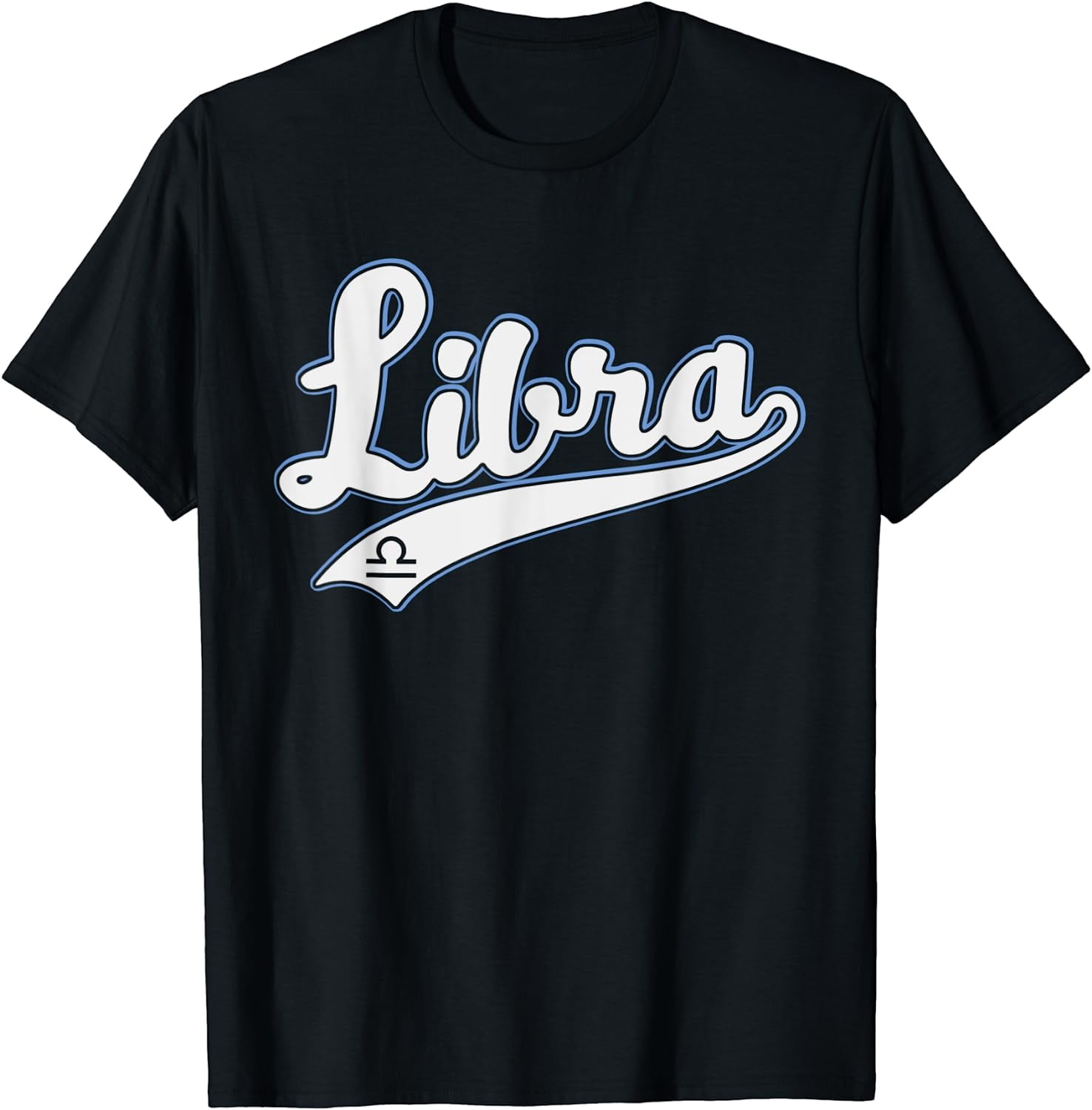 Libra Zodiac Sign Astrology September October Birthday Retro T-Shirt ...