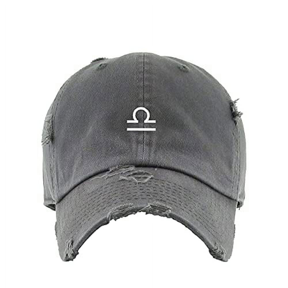 Libra Zodiac Sign Vintage Baseball Cap Embroidered Cotton Adjustable ...