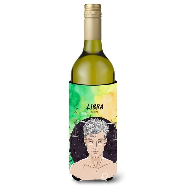 Libra Zodiac Sign Wine Bottle Beverge Insulator Hugger - Walmart.com