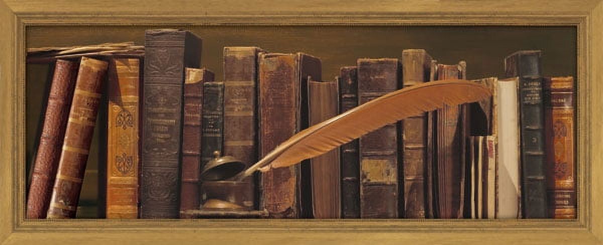 Librairie II Retro Shelf Beautiful Vintage Feather Quality Pen Amazing ...