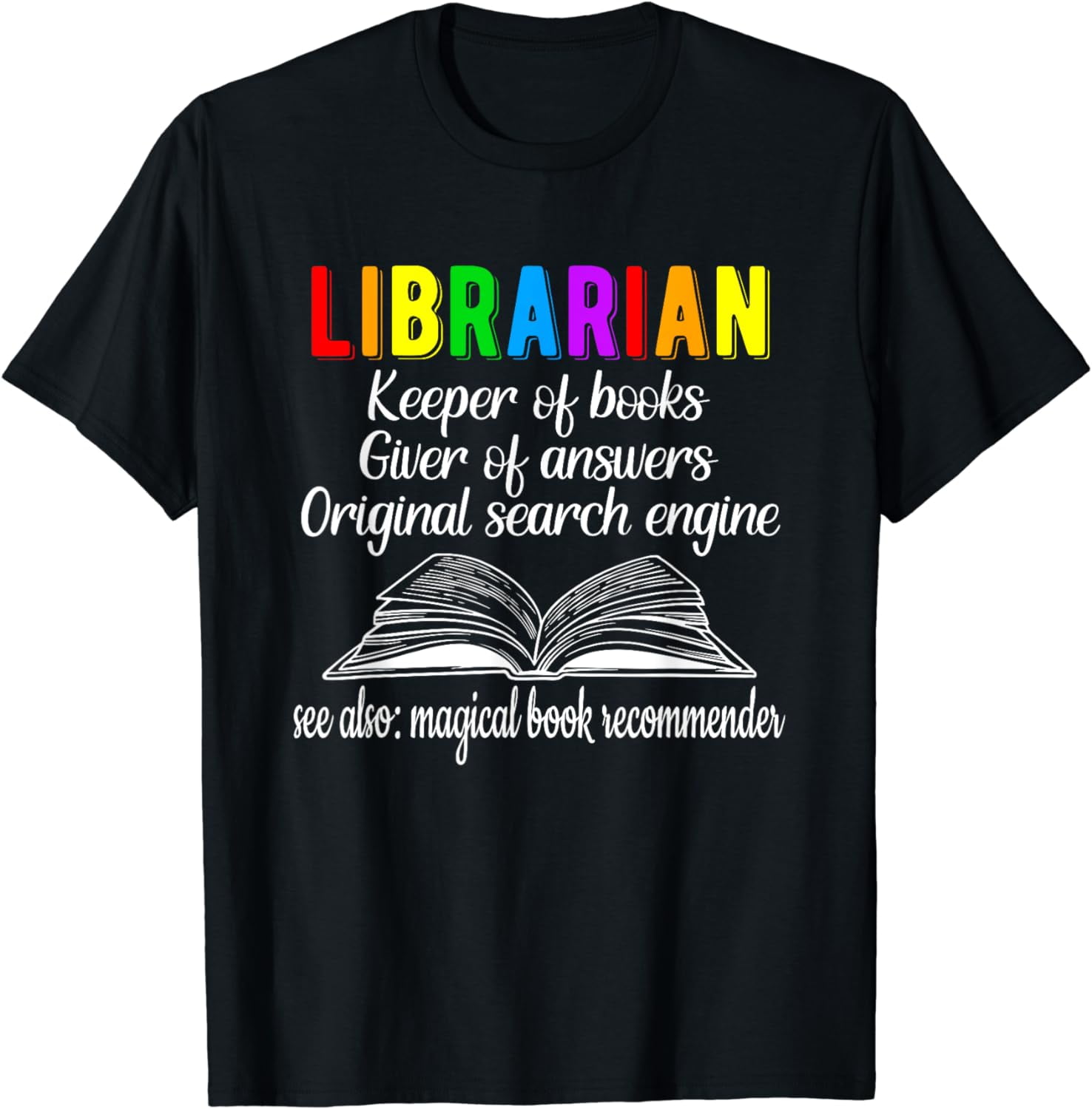 Librarian Definition Library Worker Day T-Shirt - Walmart.com