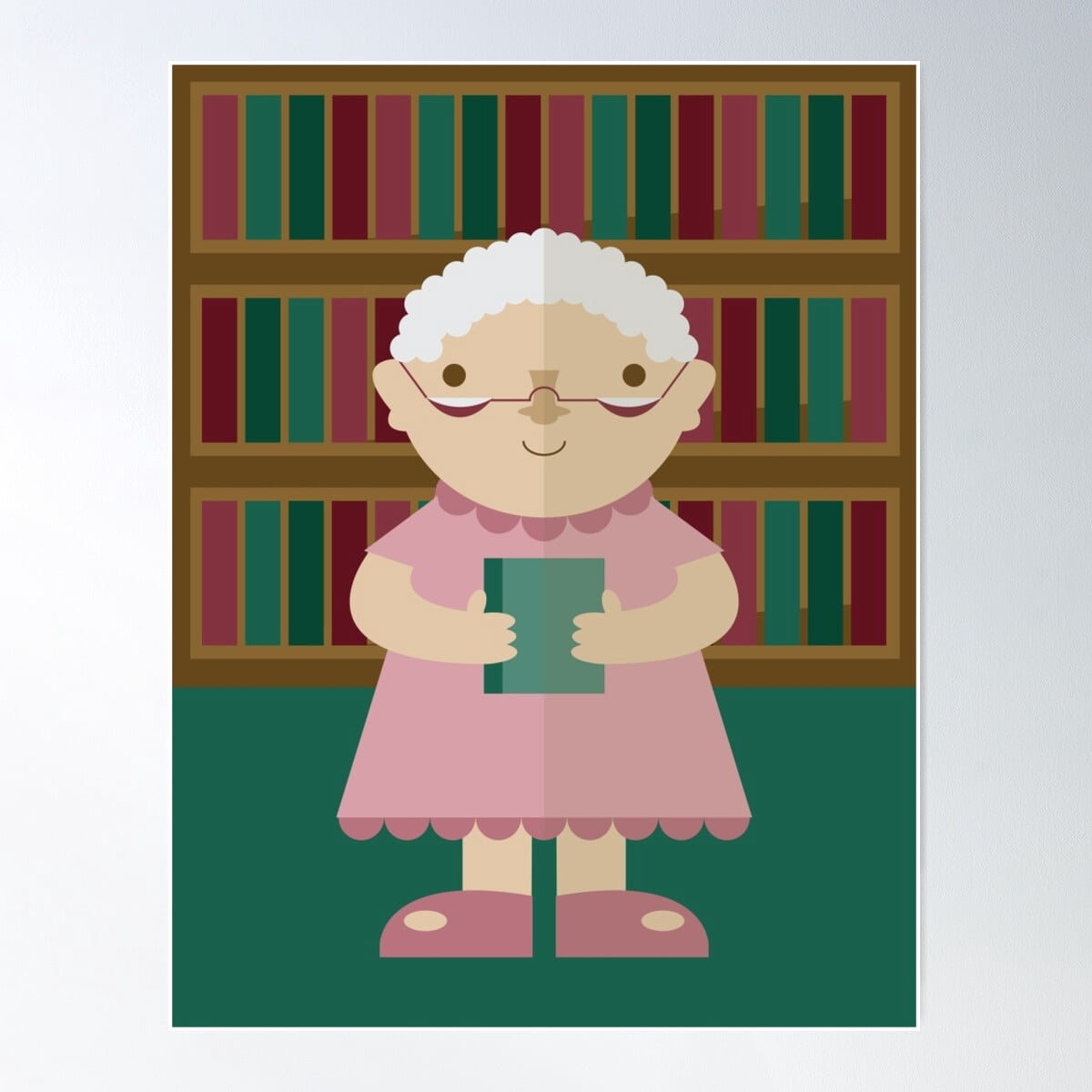 Librarian Poster Wall Art, Modern Wall Decor For Living Room Bedroom ...