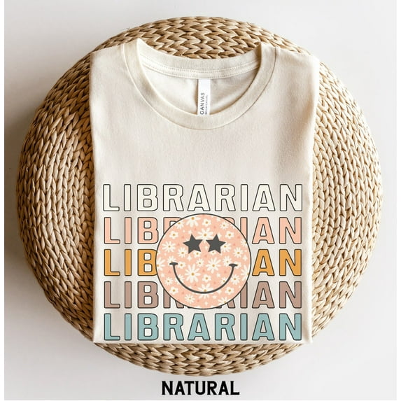 Librarian Retro Librarian Tee, Elementary Team Teachers Shirts, Library ...