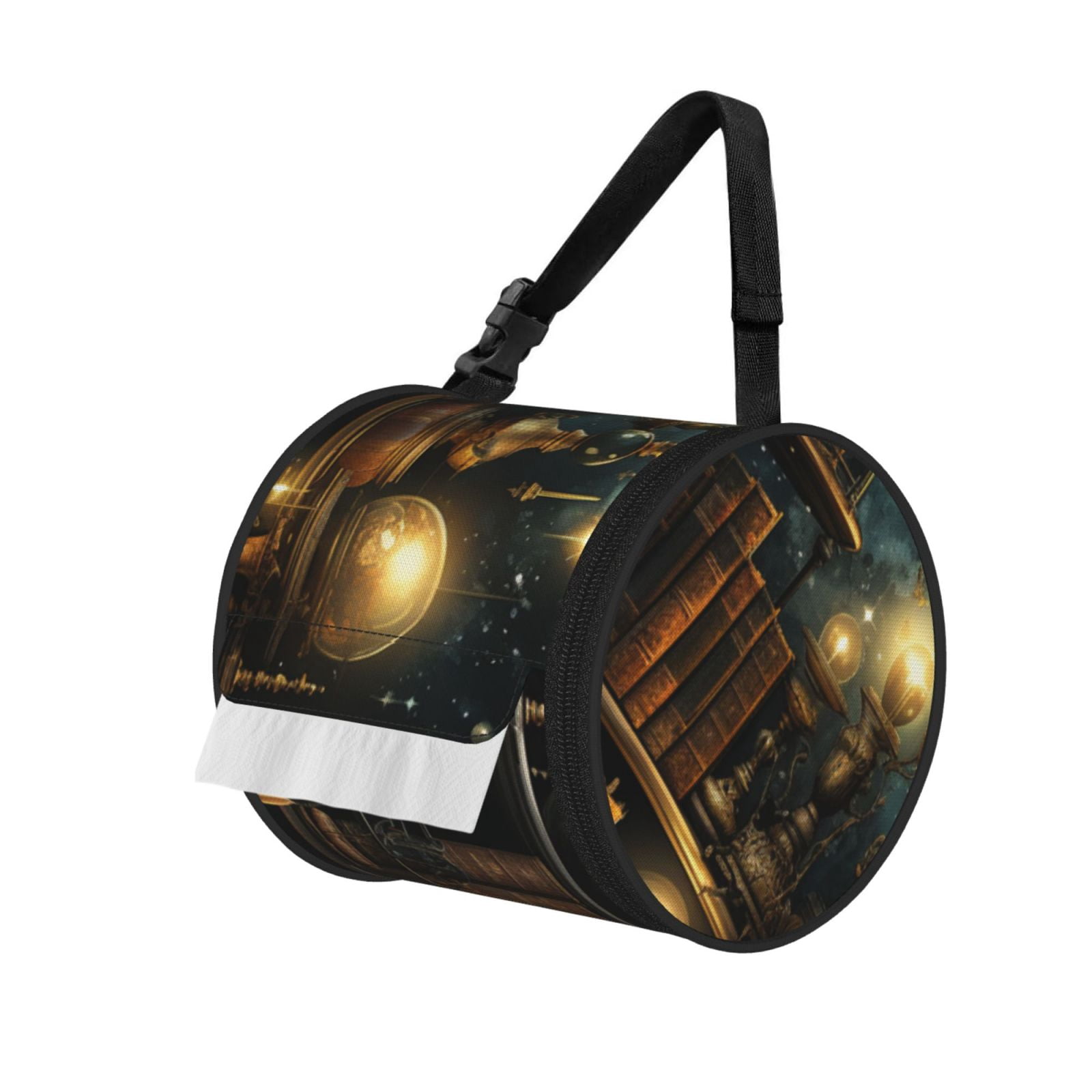 Library Books Magic Vintage Starry Portable Cylinder Toilet Paper ...