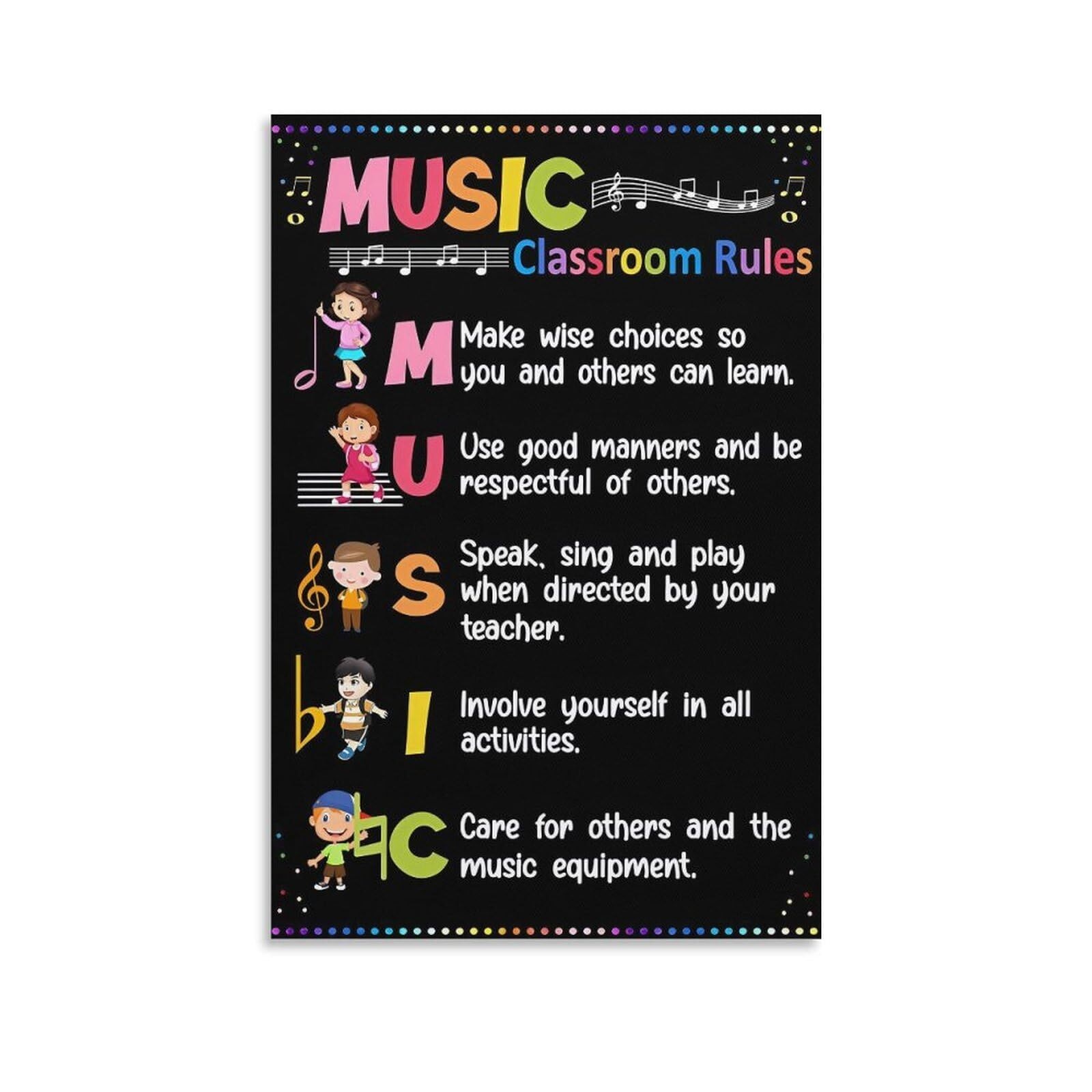 Library Rules Reading Wall Art Poster (4)Bedroom Prints Home Decor ...