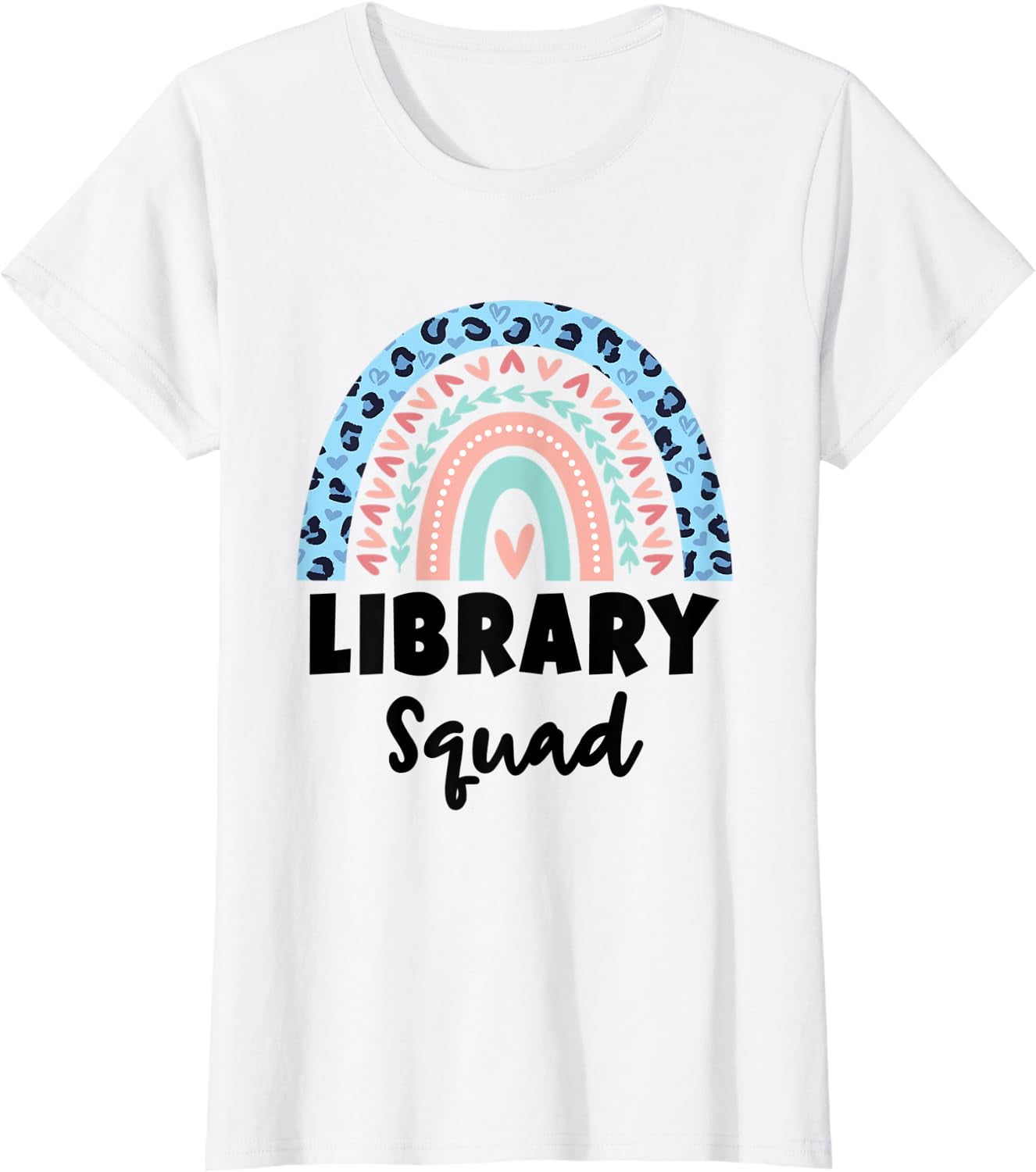 Library Squad Librarian Reading Teacher Student Book Lover T-Shirt ...