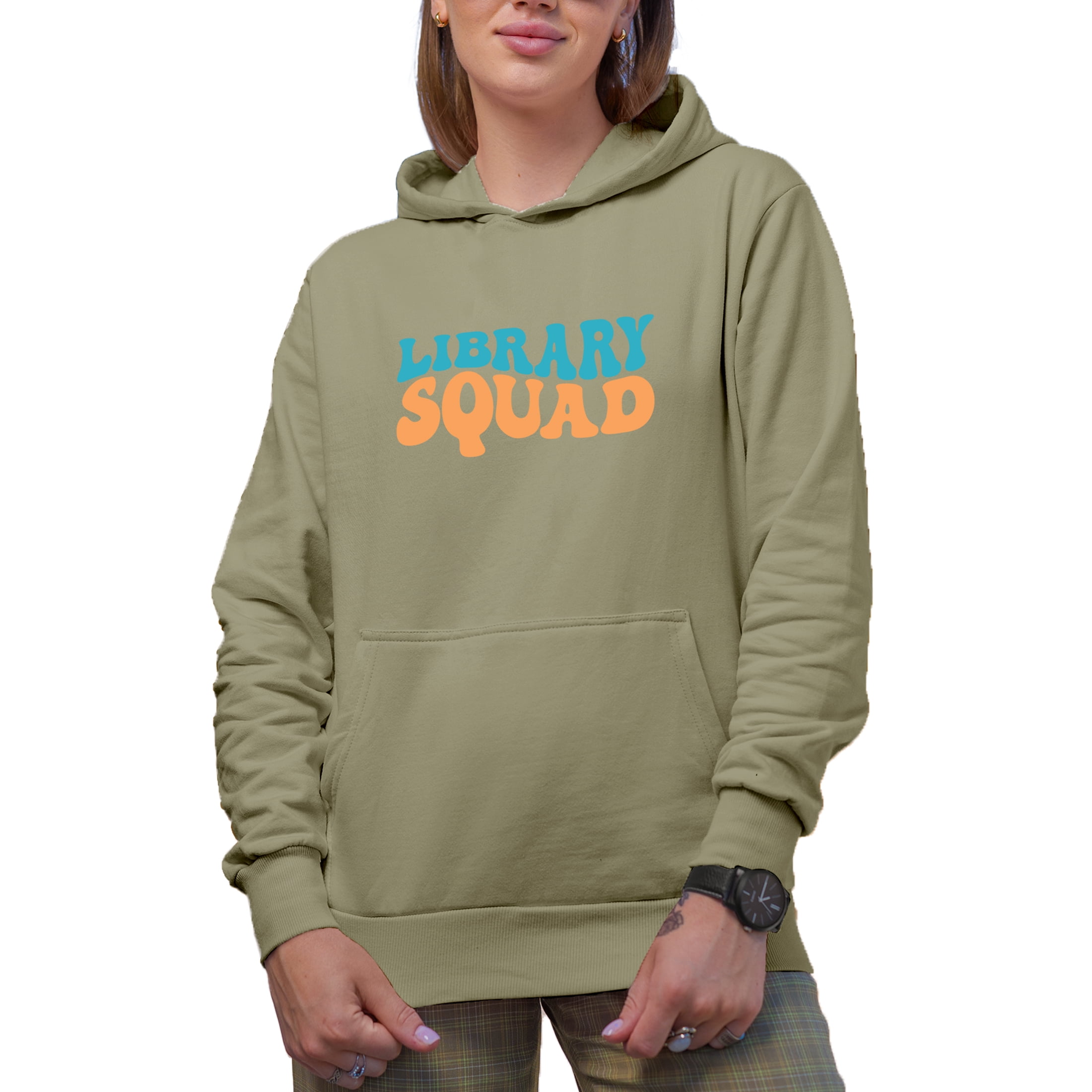 Library Squad, Librarian Themed, Groovy Retro Wavy Text Merch Gift ...