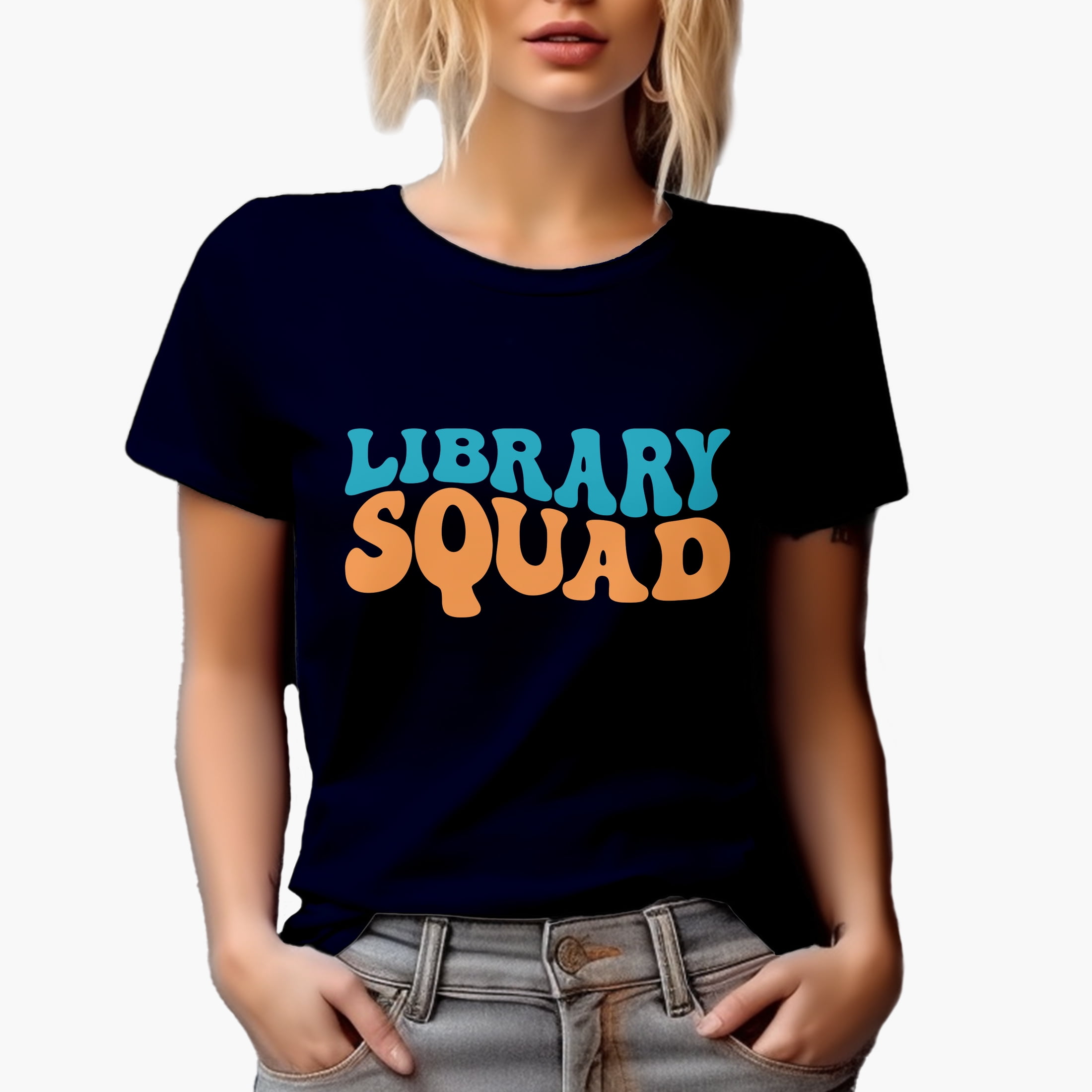 Library Squad, Librarian or Shelving Books Assistant Themed, Groovy ...