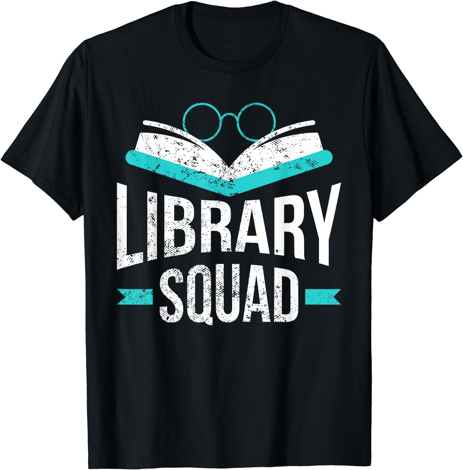 Library Squad T-Shirt Black - Walmart.com