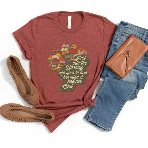 Library T-Shirt - Book Lover T-Shirt - Bookish Shirt - Gifts for ...