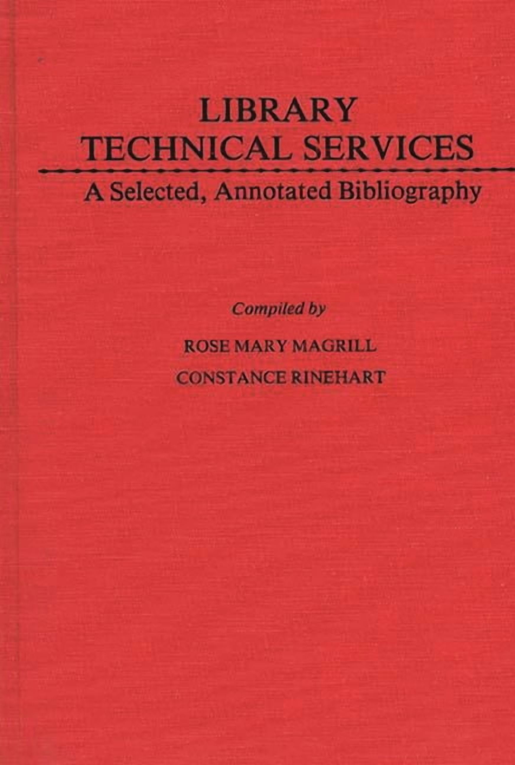Technical Services Library