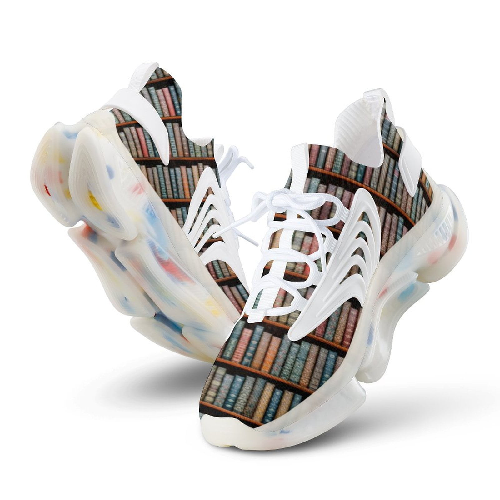 Library Walking Shoes for Men Woman Lightweight Tennis Fashion Elastic ...