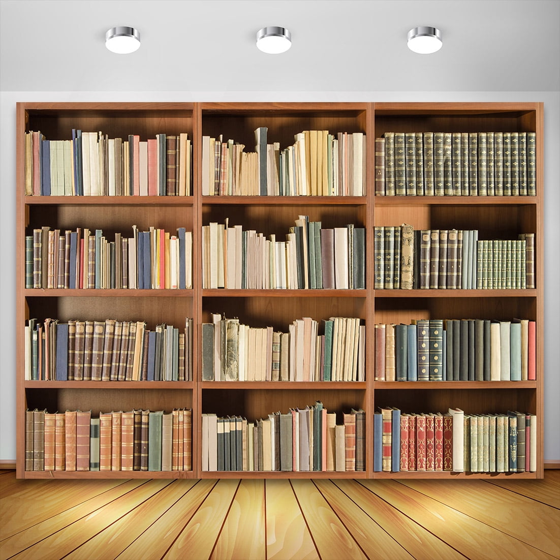 Library Wall Background Magic Book Shelf ration Photography Backdrops ...