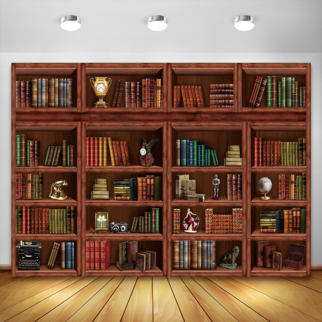 Library Wall Background Magic Book Shelf ration Photography Backdrops Children Study School ...