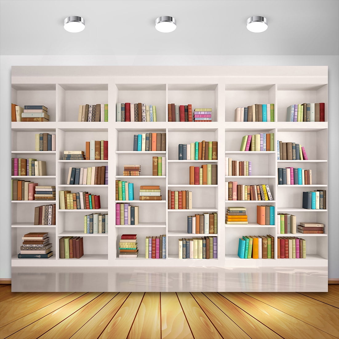 Library Wall Background Magic Book Shelf ration Photography Backdrops ...