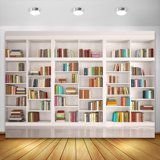 Library Wall Background Magic Book Shelf ration Photography Backdrops ...