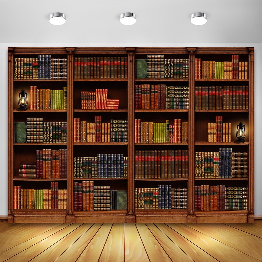 Library Wall Background Magic Book Shelf ration Photography Backdrops Children Study School ...