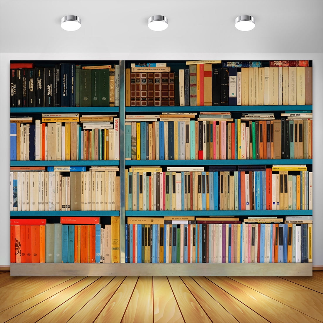 Library Wall Background Magic Book Shelf ration Photography Backdrops Children Study School ...