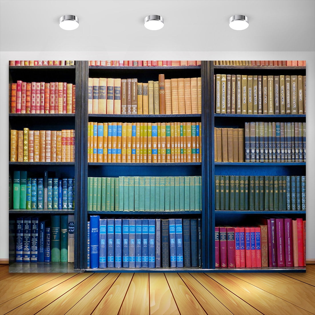 Library Wall Background Magic Book Shelf ration Photography Backdrops ...