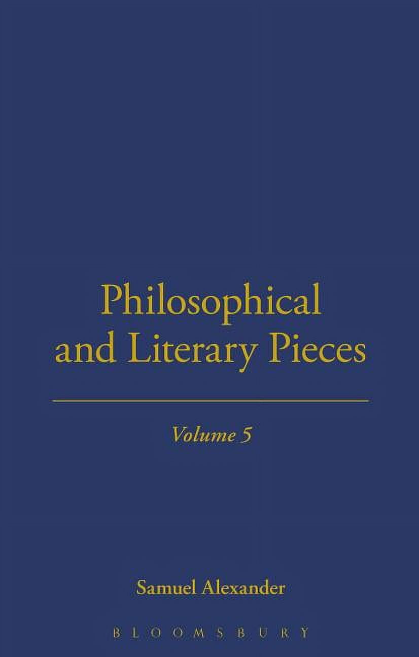 Library of British Philosophers Philosophical and Literary Pieces ...