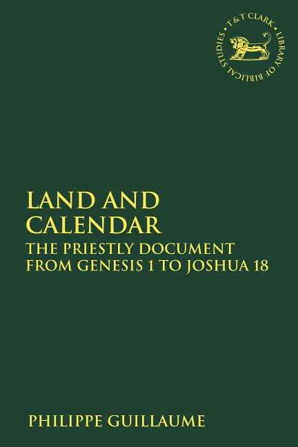 Library of Hebrew Bible/Old Testament St Land and Calendar: The ...