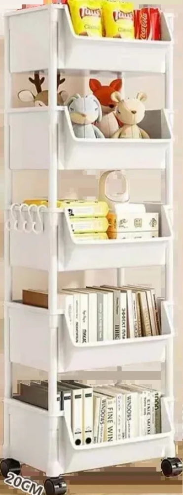 Library trolley kitchen storage shelf corner kitchen narrow slot ...